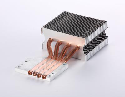 Cina Abitudine di saldatura di rivestimento del mulino del piatto di alluminio del dissipatore di calore del tubo del rame ISO9001 in vendita