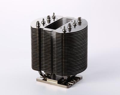 Cina IP55 Tubo di rame Sink di calore 0,01 mm Tolleranza con anodizzazione / passivazione opzione in vendita