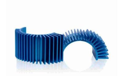 China A prata de alumínio dos dissipadores de calor da cor feita sob encomenda do OEM/ODM anodiza para 540/550 de motor à venda