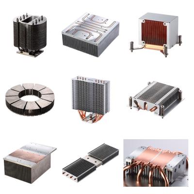 Cina Piastra di raffreddamento idrico a base di rame da 10 mm con angolo di 120° in vendita
