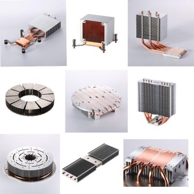 Cina Piastra di raffreddamento idrico a base di rame da 10 mm con angolo di 120° in vendita