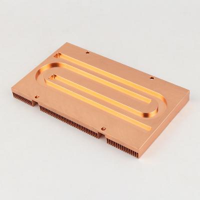 Cina 120x120mm base del raffreddatore del CPU in rame d'argento in vendita