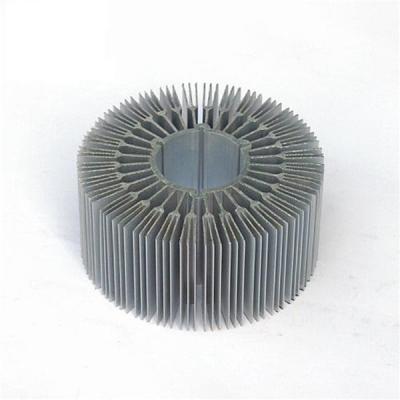Cina L'industriale ha espulso dissipatore di calore di alluminio per il profilo rotondo del dissipatore di calore dell'estrusione del dispositivo del LED in vendita