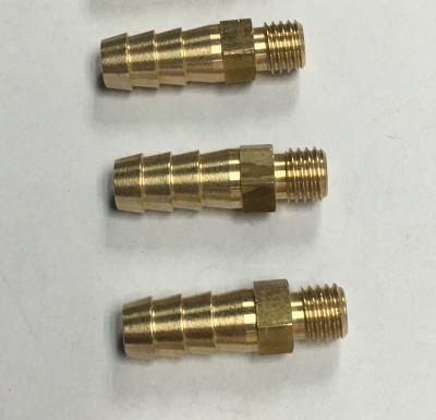 中国 表面処理のないH59真鍮M7X1.0mmのコネクターCNCの機械化プロセス 販売のため
