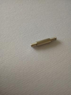 China Customized Turned Steel / Brass Pogo Pins With Spring / CNC Turned And Lathe Pin Glod Plating for sale