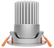 Cina LA SOSTITUZIONE DIRETTA LED di gray di alluminio della PANNOCCHIA il LED Tridonic di 12W 83diameter GIÙ SI ACCENDE in vendita