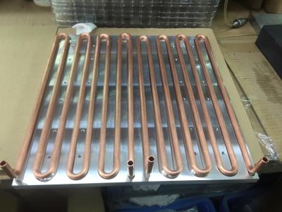 China Disipador de calor de cobre del tubo de la exactitud/disipador de calor frío de la placa para el panel solar en venta