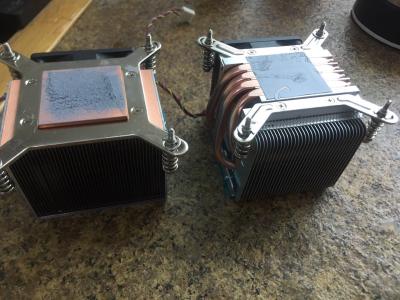 Cina Anti dissipatore di calore di rame anodizzato del tubo per il computer in vendita