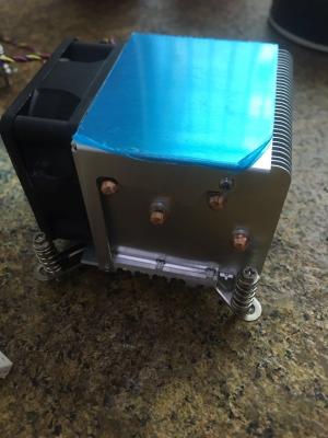Cina Anti dissipatore di calore di rame anodizzato del tubo per il computer in vendita
