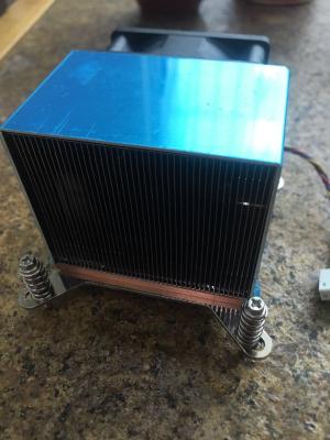 Cina Anti dissipatore di calore di rame anodizzato del tubo per il computer in vendita