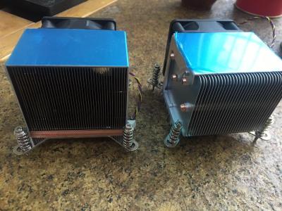 Cina Anti dissipatore di calore di rame anodizzato del tubo per il computer in vendita