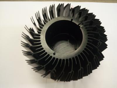 Cina Esponga al sole il fiore che il nero di alluminio del dissipatore di calore dell'estrusione LED anodizza duro in vendita