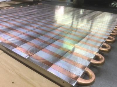 Cina Servizio freddo lavorante di alluminio dell'OEM del dissipatore di calore del piatto grandi 6061 in vendita