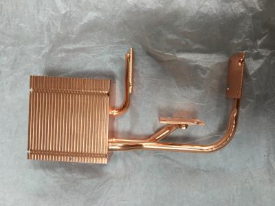 Cina dissipatore di calore freddo del piatto dell'aletta della chiusura lampo 100-150W per colore dell'oro del server in vendita