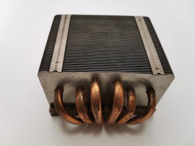 中国 突き出されたアルミニウム脱熱器、王冠フレームT6プロセッサ脱熱器 販売のため