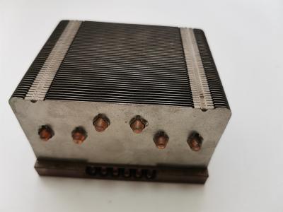 中国 突き出されたアルミニウム脱熱器、王冠フレームT6プロセッサ脱熱器 販売のため