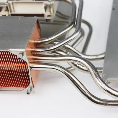 Cina 0.5mm hanno anodizzato la chiusura lampo fredda del dissipatore di calore del piatto hanno impilato l'aletta per il radiatore in vendita