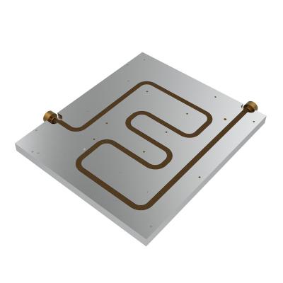 China CNC de aluminio refrigerado por agua del disipador de calor que trabaja a máquina la placa fría en venta