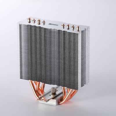 Cina Dissipatore di calore piegato di alluminio dell'aletta con 4 tubi in vendita