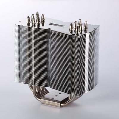 Cina Dissipatore di calore piegato di alluminio dell'aletta con 4 tubi in vendita