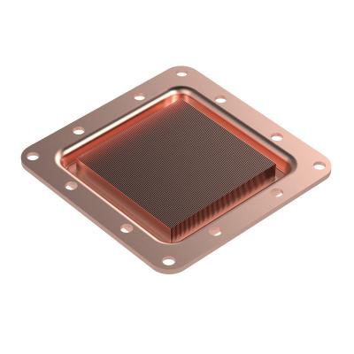 China Custom Electronic OEM Copper Skiving Heat Sink With Passiviation for sale