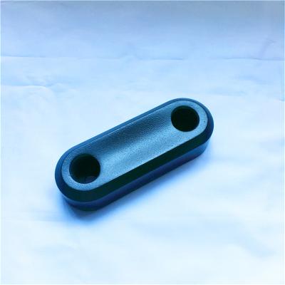 China Aluminum sand casting parts powder coating casting endcap for sale