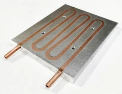 Cina Il bottaio incastonato Tubes Water Cooling placca lo scambiatore di calore del dissipatore di calore di 120*12*150mm in vendita