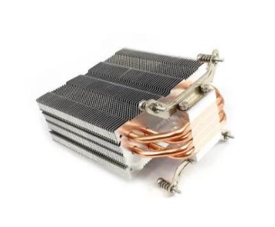 Cina Dissipatore di calore del CPU dell'aletta del fermaglio per il tubo del rame del radiatore del computer in vendita
