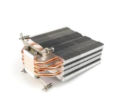 Cina Dissipatore di calore del CPU dell'aletta del fermaglio per il tubo del rame del radiatore del computer in vendita