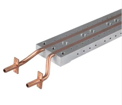 Cina Il dissipatore di calore freddo liquido di alluminio di lucidatura del piatto di CNC progetta in vendita