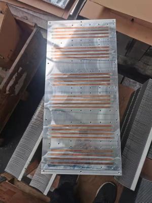 China Dissipador de calor de alumínio raspado de cobre feito sob encomenda da tubulação de calor das aletas com processo do CNC à venda