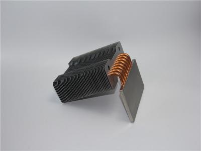 China 130W Copper Pipe heat Sink Thermal Fat Heat pipe Block Plate Aluminum Fin Cooler For LED for sale