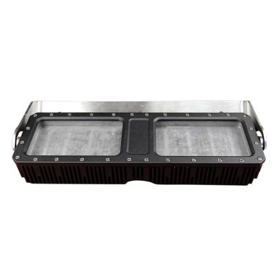 Cina Di alluminio ricoperti polvere CNC della pressofusione che lavora l'alloggio a macchina del dissipatore di calore del LED per il progetto estraente in vendita