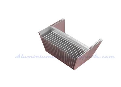 China La plata anodiza el disipador de calor de aluminio sacado para el automóvil UPS en venta