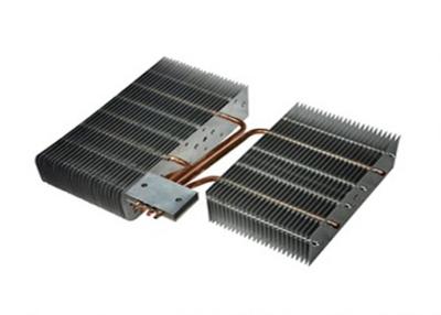 Cina dissipatore di calore dell'estrusione di 4pcs Heatpipe con l'alluminio di rame del condotto termico in vendita