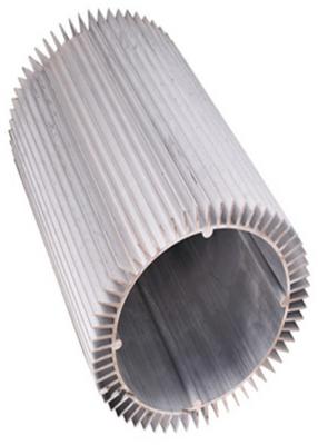Cina Dissipatore di calore di alluminio espulso di perforazione d'anodizzazione intorno a 6063 T6 in vendita