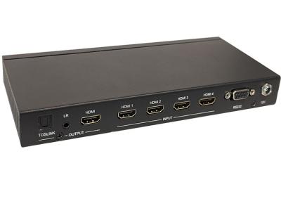 Cina 4x Input e 1x Output Switcher video UHD senza soluzione di continuità con controllo multiview in vendita