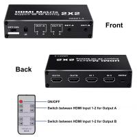 China 8k 4x2 hdmi matrix switcher with earc for sale
