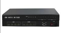 China EDID Support 18Gbps 4 x 4 HDMI Matrix Switcher for Customized Video Display for sale