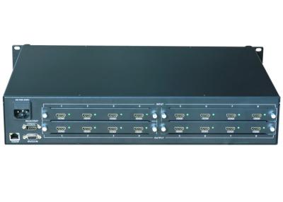 China Ethernet Control Max Resolution 1080p Video Matrix Switcher 17.3 X 11.8 X 3.5 Inches for sale