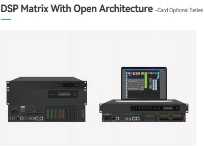 China VINCAN Modular Audio DSP Matrix with Open Architecture, 64x64 Network Audio and Modular I/O Cards for sale