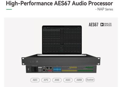 China VINCAN NAP Series AES67 Network Audio DSP Processor with ADI SHARC 21489 Processor and Automatic Mixing for sale