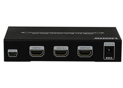 China DC 5V 1A PIP HDMI 2x1 MultiViewer Female Type Input Output Ports for sale