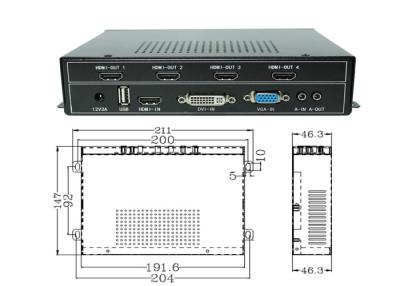 China HDMI Video Wall Controller - Multi-Screen Display Processor with 4K Ultra HD Support for sale