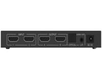China Type A 18Gbps 2x2 HDMI Matrix Switcher With Audio Extractor for sale