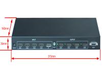 China 4x4 HDMI Matrix Switcher for sale