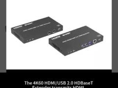 200m 1080P 4K HDMI KVM USB Videovergroting via Enige Kabel Cat5e/6