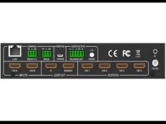 2 em 4 Out 2x4 Hdmi Splitter com Adaptador de Parede de Vídeo 2x2 Controlador de Parede de Vídeo - 4k