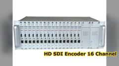 16 Channel SDI Encoder HD Video Signal Encoding