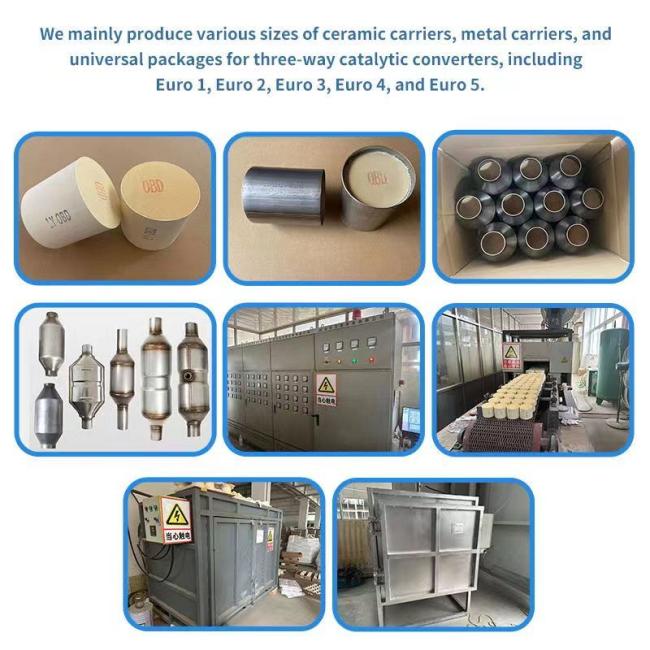 Ceramic Carrier Catalyst High Quality Euro 1-5 Model: 100*80